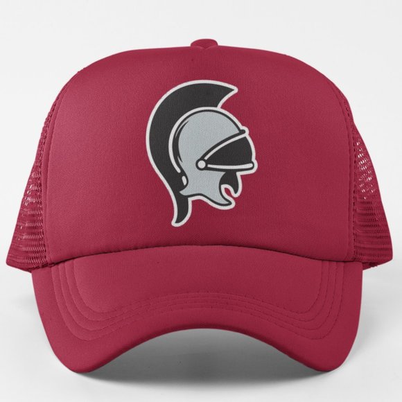 Accessories | New Troy Trojans Retro Helmet Logo Foam Trucker Snapback ...